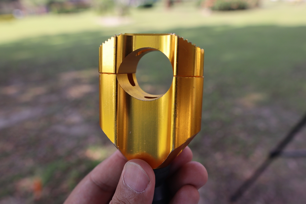 Solid CNC Aluminum 2" Risers (Derbi ETX, Robinson, Benelli) - advstore.pk